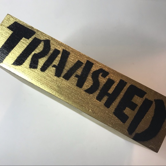 Hand Crafted | Storage & Organization | Traashed Thrasher Skateboarding ...